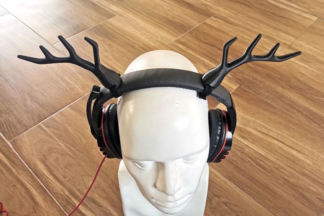Antler Horn Headphone Attachment, Deer Horns Gaming Headphones. Gaming ...