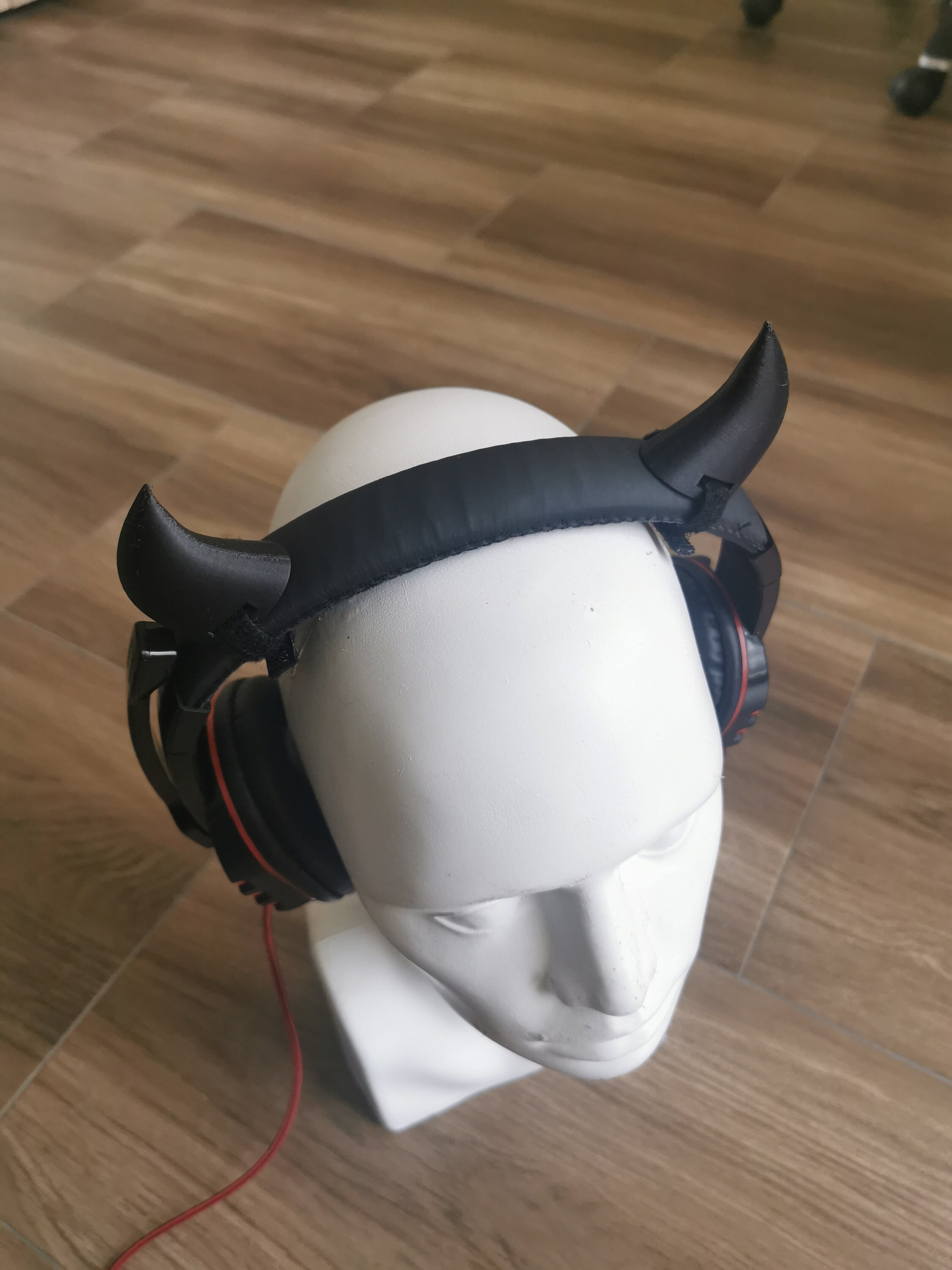 Devil Horns Headphone Attachment Live Streaming Props, Devil Demon ...