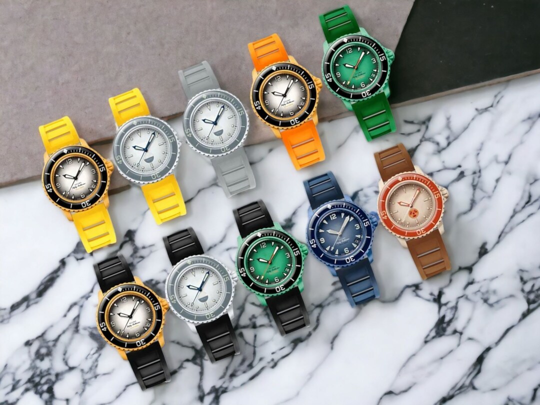 22mm Rubber Rubber Strap Fit for Blancpain X Swatch / Fifty Fathoms ...