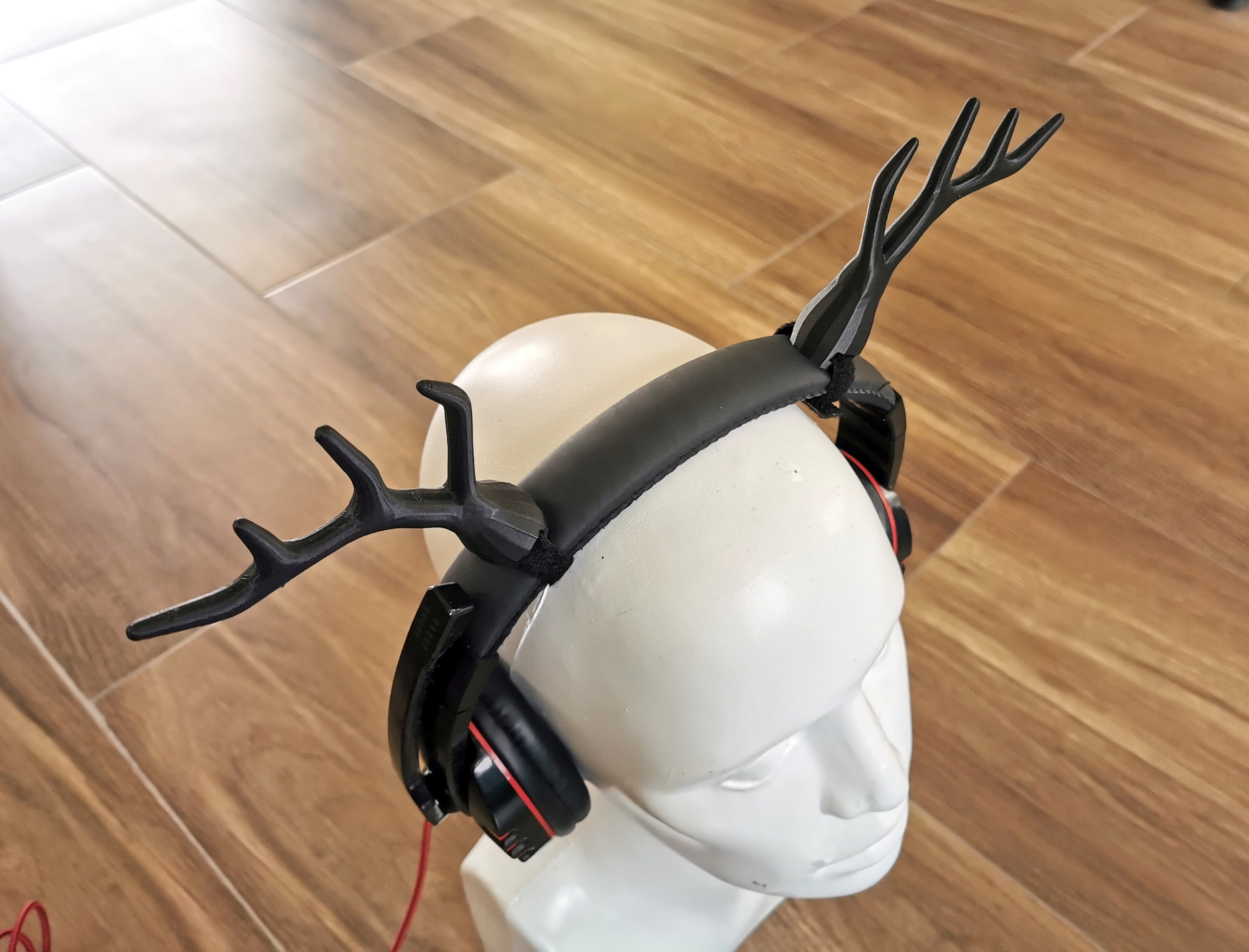 Antler Horn Headphone Attachment, Deer Horns Gaming Headphones. Gaming ...