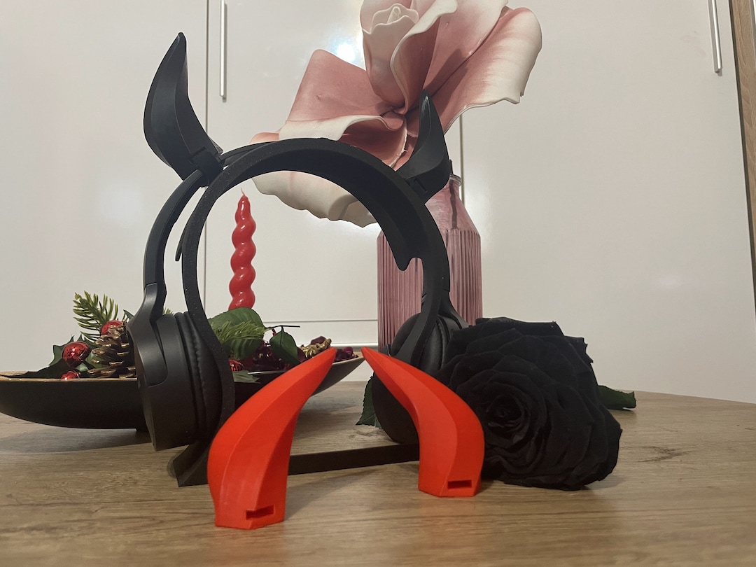 TWISTED Demon Horns Headphone Attachment. Headset Accessories Devil ...