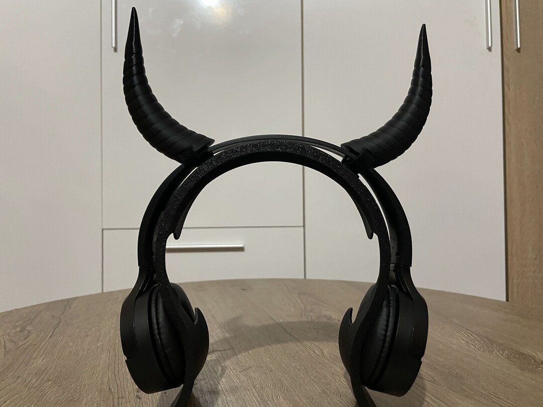 Bull HORN for Headphones Demon Devil Witch Cosplay Devil Horn for ...