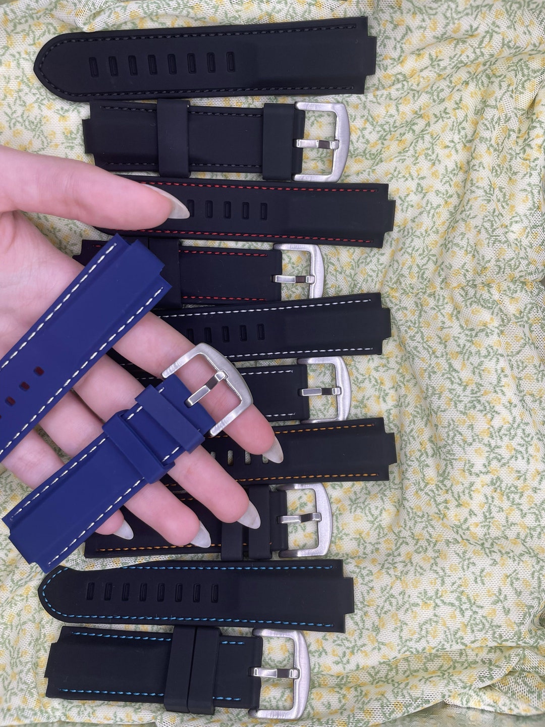 26mm Rubber Watch Band Replacement for TISSOT PRX Watchband T137.407 ...