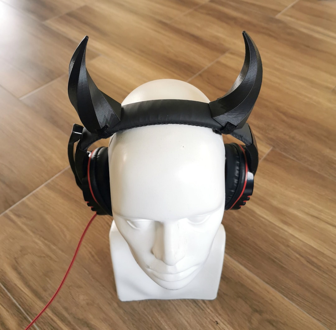 TWISTED Curved Horns Headphone Attachment Lightweight and - Etsy