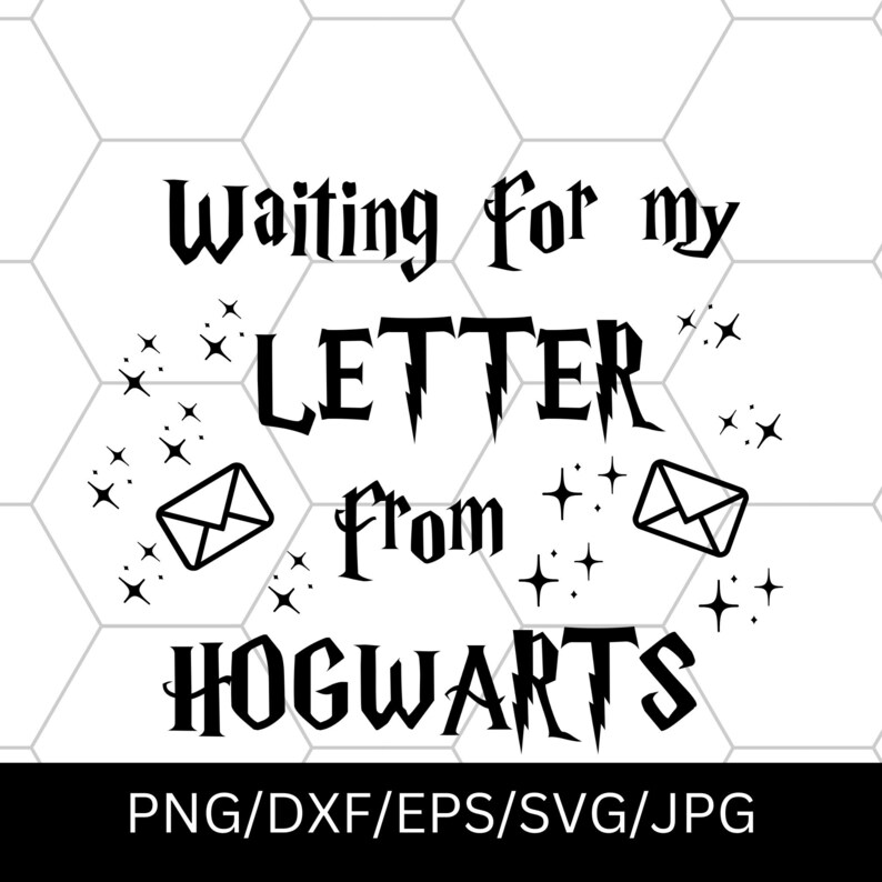 Waiting for My Letter From Hogwarts Svg, Pottery Svg, Harry Svg, Wizard ...