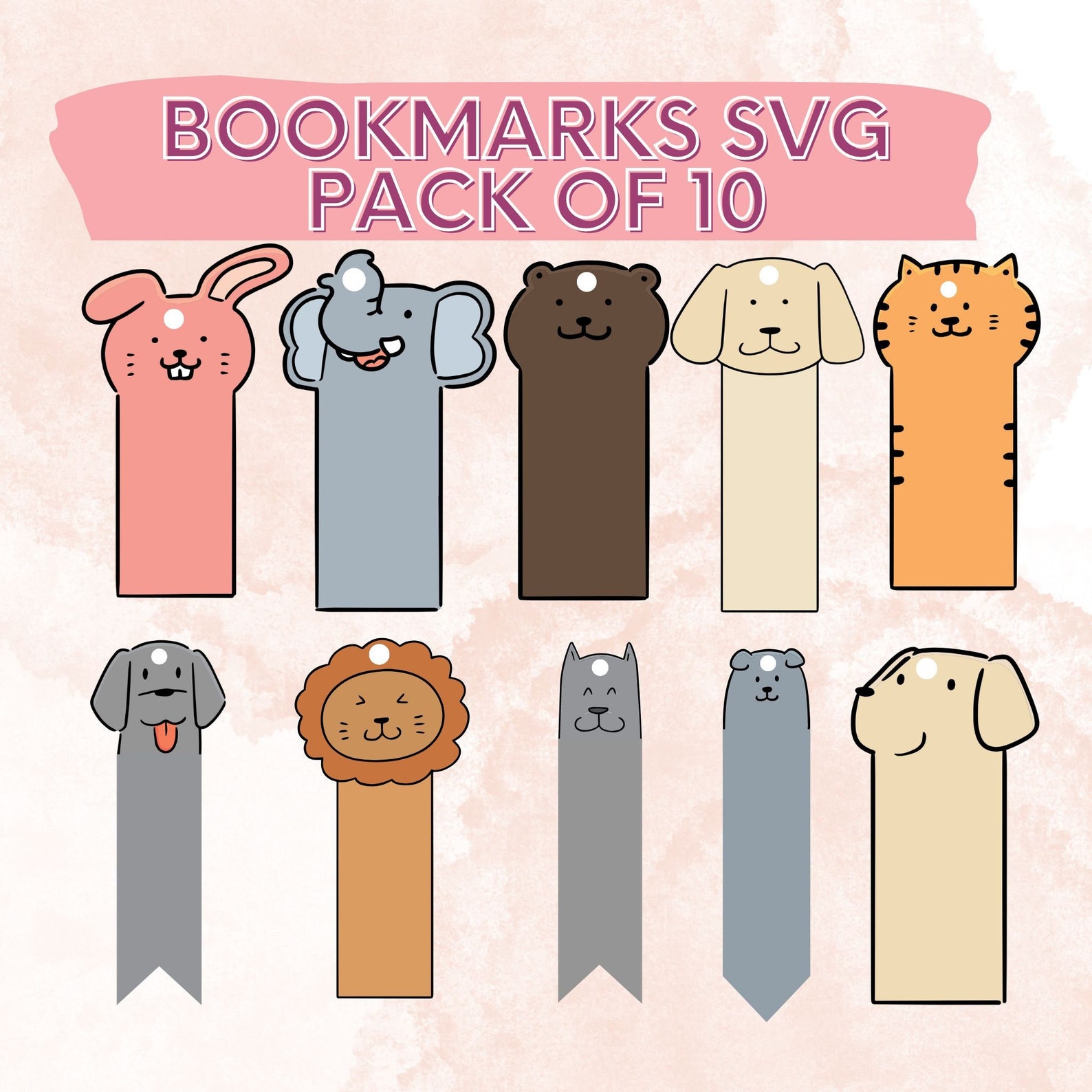 Bookmark Svg, Bookmark Template Bundle Svg, Bookmark Png, Bookmark ...