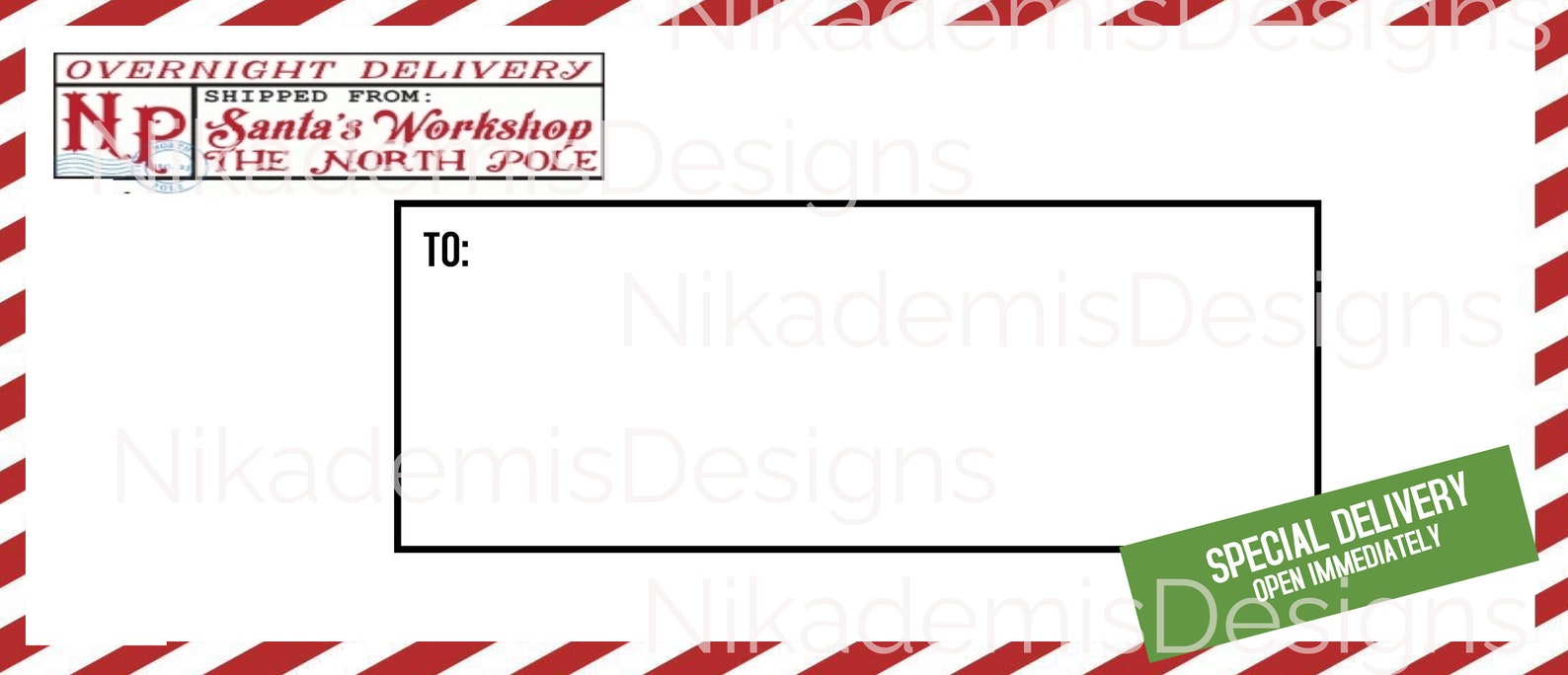 Santa Cam Letter From Santa and Matching Envelope PNG Instant Download ...