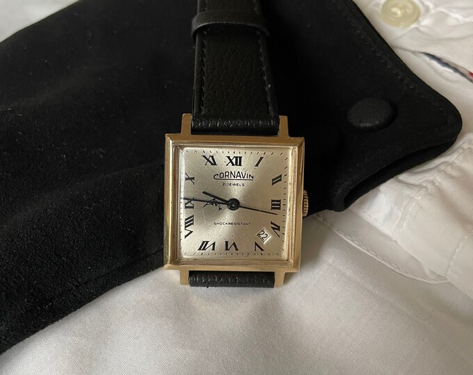 Art Deco 1980's Vintage USSR Women's Wristwatch Cornavin, Made in Swiss ...