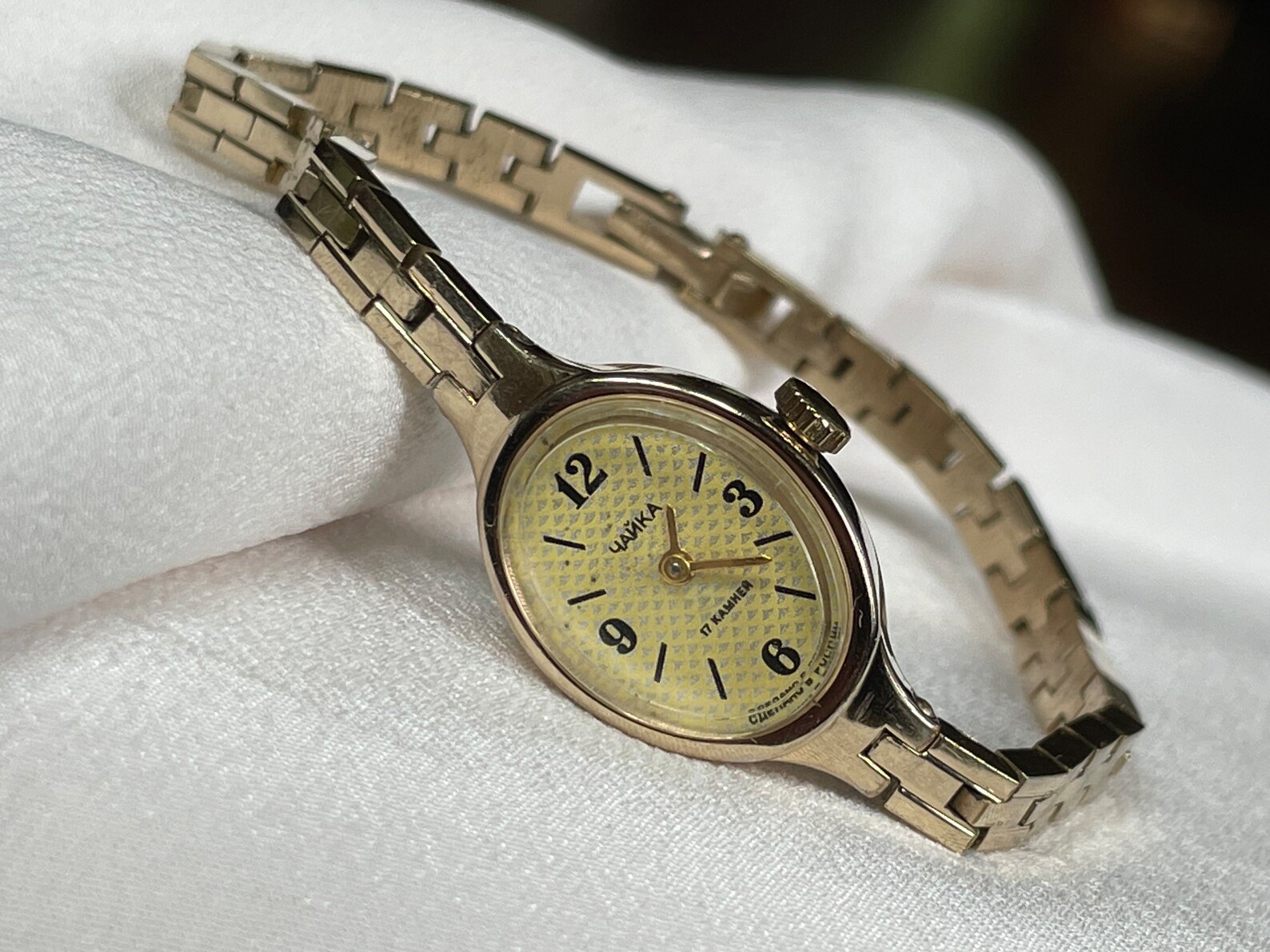 Vintage 1970 Small Women's Dress Wristwatch Chaika, Retro Ladies ...