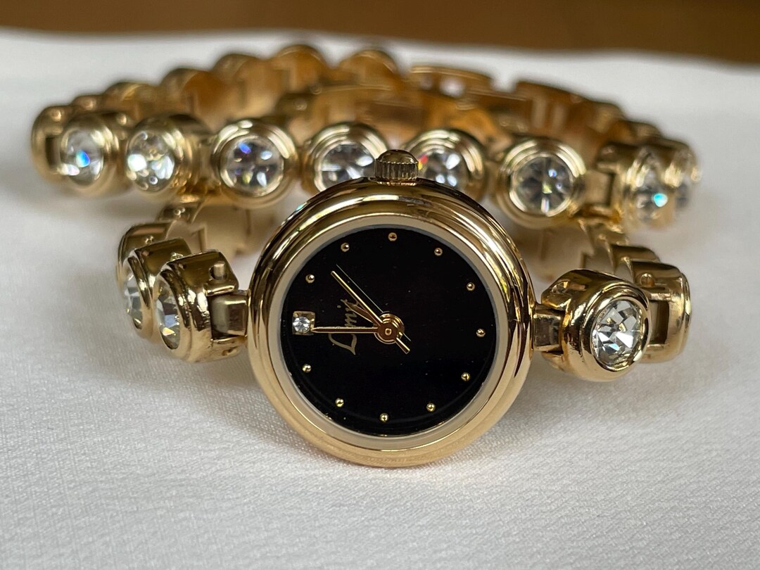 Elegant 1990’s Vintage Quartz Swiss Ladies Dress Wristwatch Limit ...