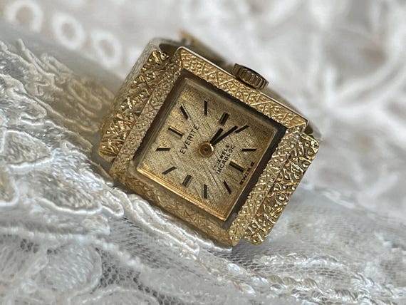 Elegant 1960 Vintage Swiss gold plated ladies Wristwa… - Gem