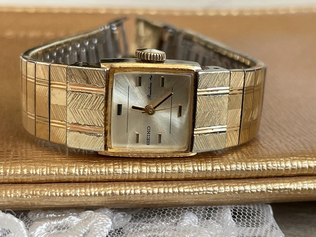 Elegant 1960’s Vintage Japanese Ladies Gold Plated Dress Watch Seiko ...