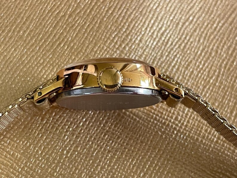 Elegant 1960’s Vintage Small Ladies' Gold Plated Dress Wristwatch ...