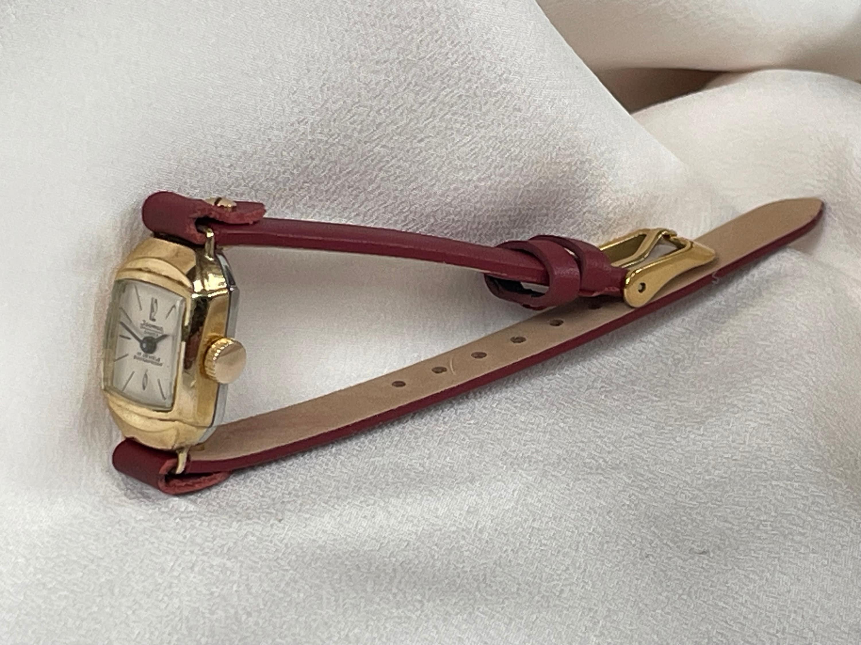 Elegant 1960 Vintage German Ladies Wristwatch Isoma Anker Golden Color ...