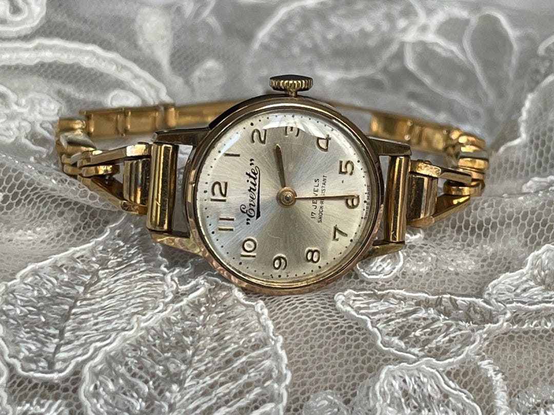 Elegant 1960’s Vintage Swiss Small Ladies Dress Wristwatch Everite ...