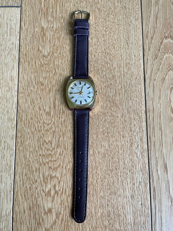 1970’s Swiss Vintage Mechanical Men's Wristwatch Trum… - Gem