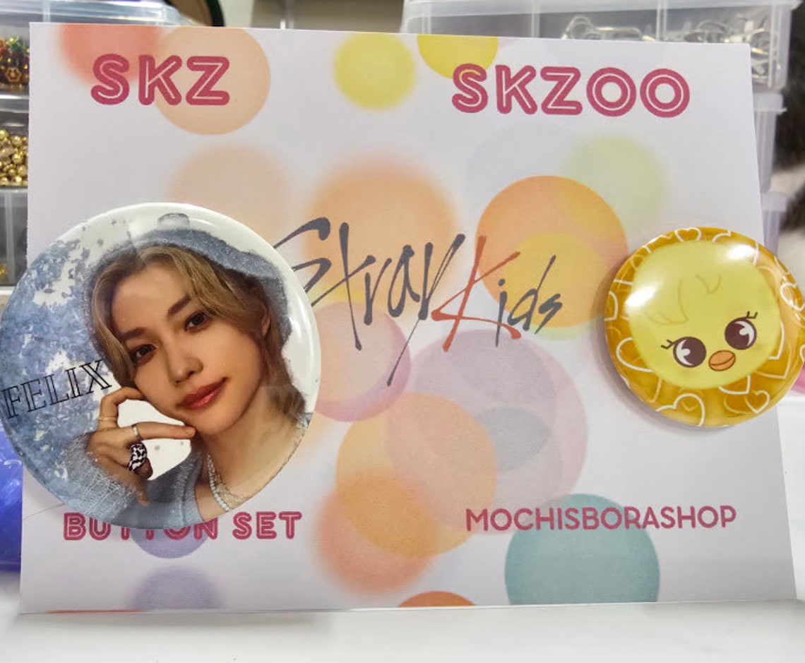 KPOP Inspired Button Sets - SKZ - Etsy