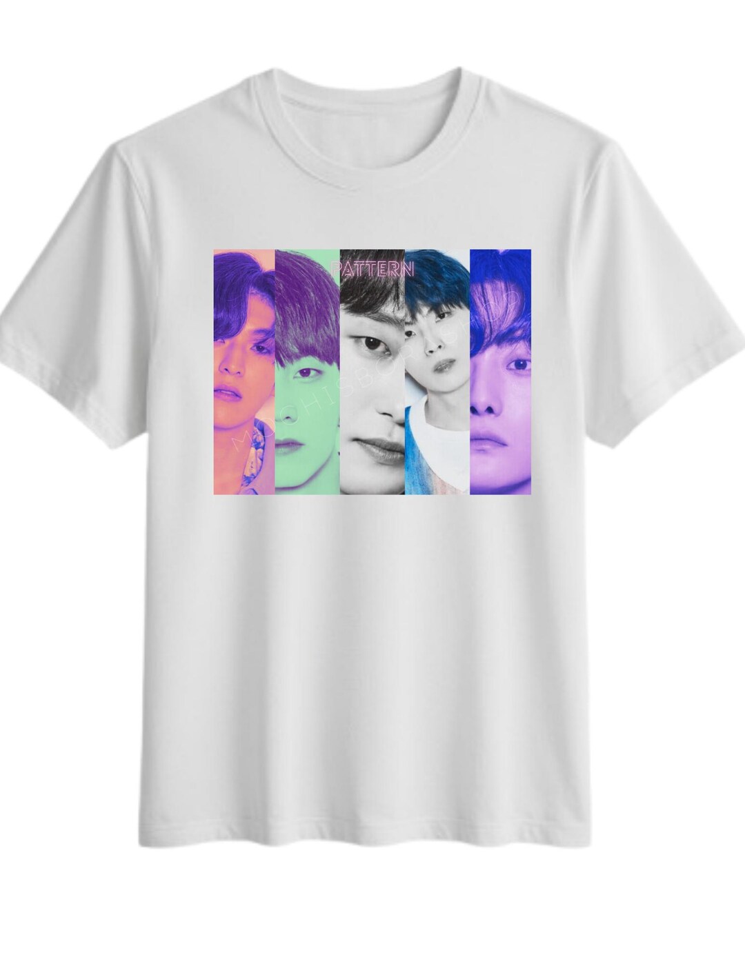Custom KPOP TEE - PATTERN Inspired - Etsy