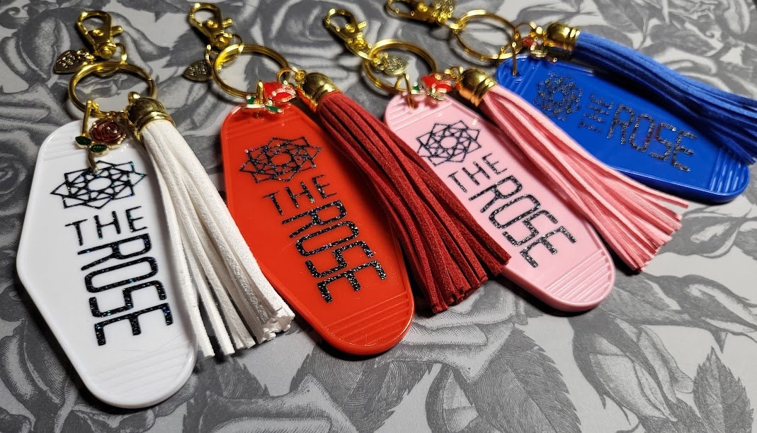 The Rose Inspired Retro Keychains - Etsy