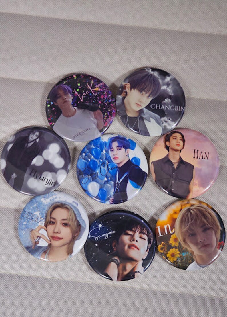 KPOP Inspired Button Sets - SKZ - Etsy
