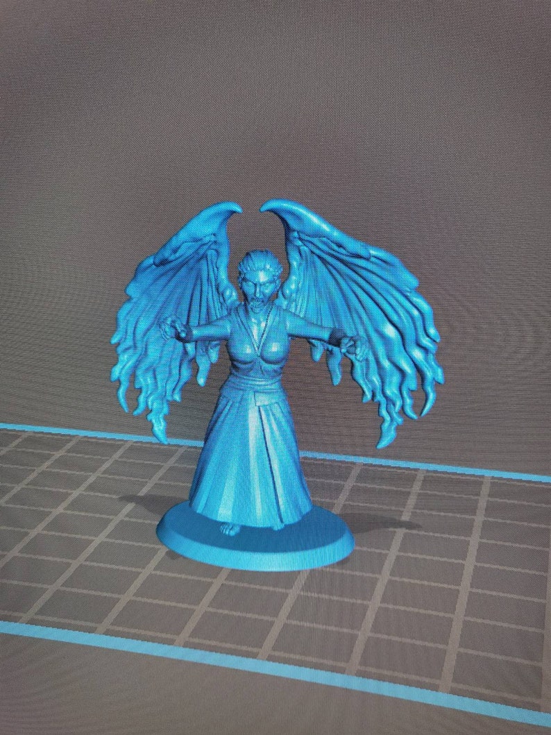 Weeping Angel 28mm Miniatures STL File Dnd Mini 3D STL File - Etsy