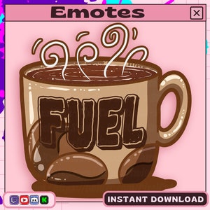 Cute and Cozy Coffee Time Emotes for Twitch, Discord, Kick, and Youtube ...
