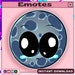 Celestial Moon Twitch Emotes: Expressive Lunar Designs for Twitch ...