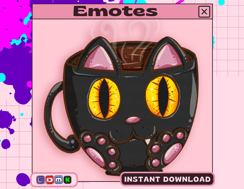 Autumn Coffee Cup Emotes for Twitch, Kick, Youtube, and Discord - Etsy