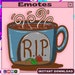 Cute and Cozy Coffee Time Emotes for Twitch, Discord, Kick, and Youtube ...