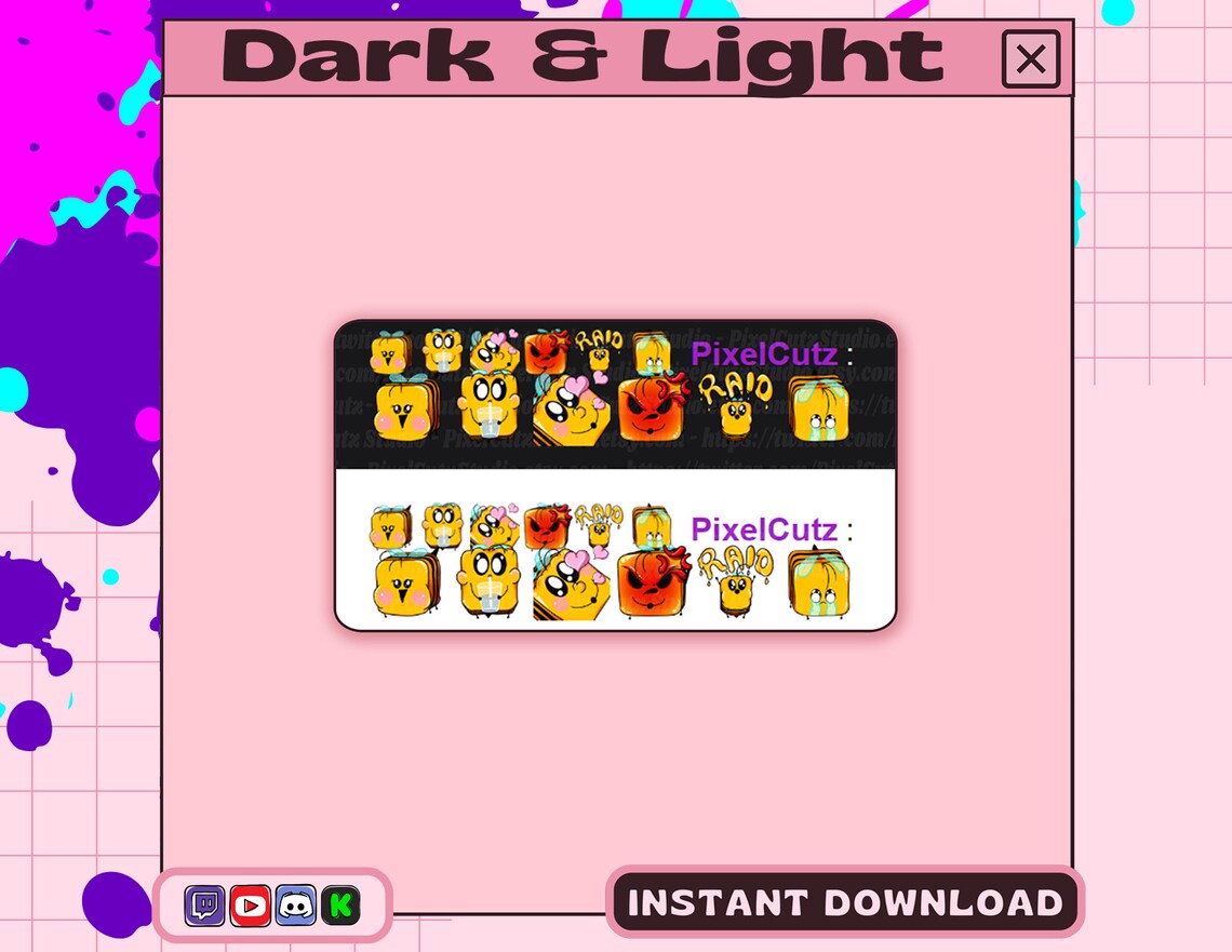 Honey Bee Emote, Twitch Emote, Discord Emote, Youtube Emote, Cute Honey ...
