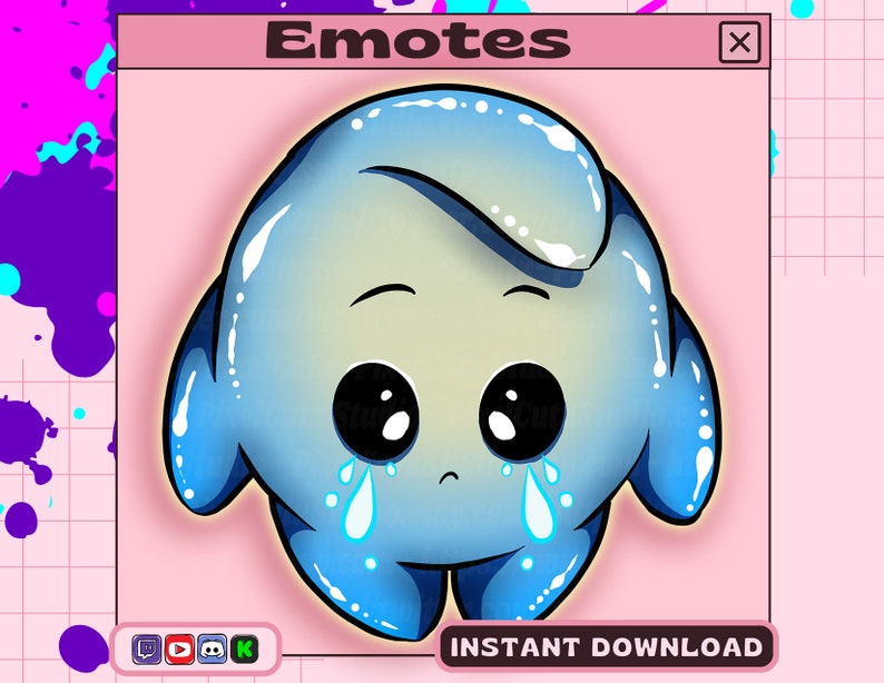 Pack d'émotes Twitch céleste Emote Discord étoile Emotes de streamer ...