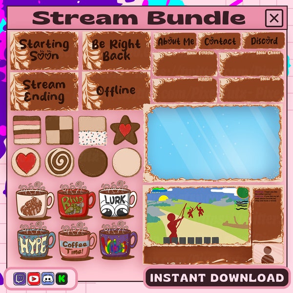 Coffee Stream Overlay - Etsy