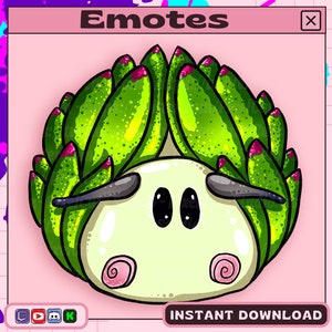 Leaf Sheep Nudibranch Emotes for Twitch, Kick, Youtube, and Discord - Etsy