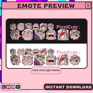 Cottage Core Cute Mushroom Emote Pack for Twitch, Kick, Youtube, and ...