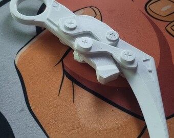 3D Printed Foldable Karambit Toy Knife Foldable Toy Claw Fidget Toy Karambit - Etsy