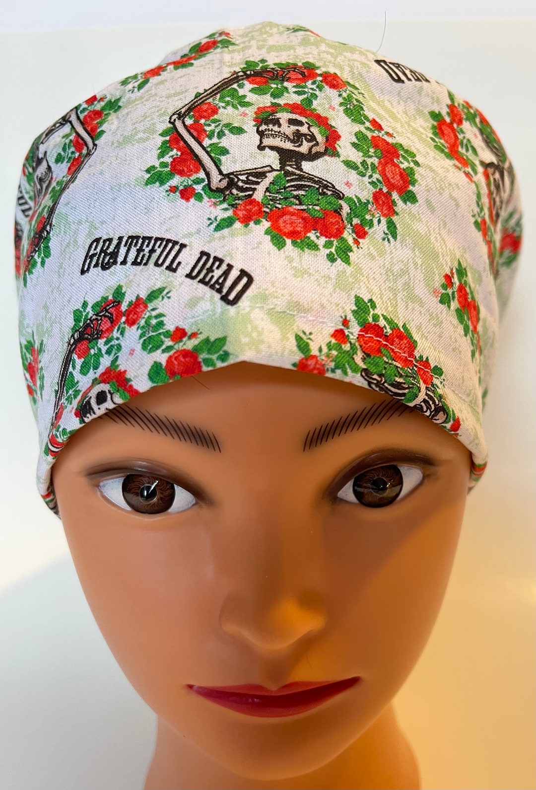 Grateful Dead Skull Surgical Scrub Cap. - Etsy