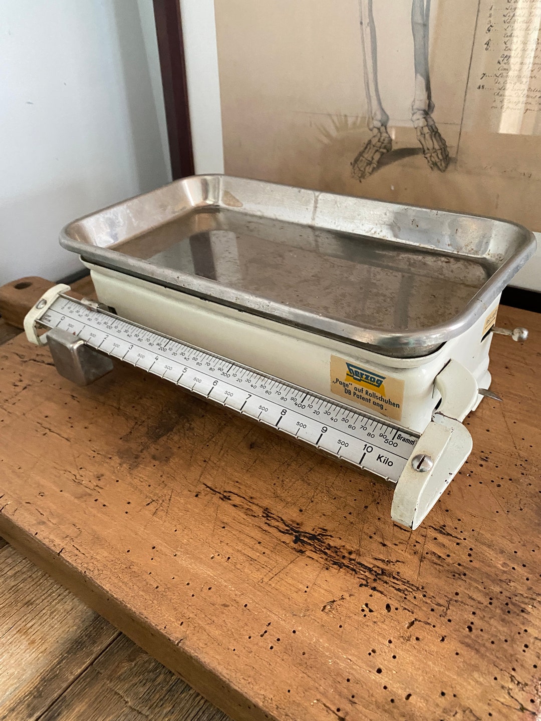 Old Kitchen Scale, Herzog, Retro Kitchen, Vintage Scales, Made in ...