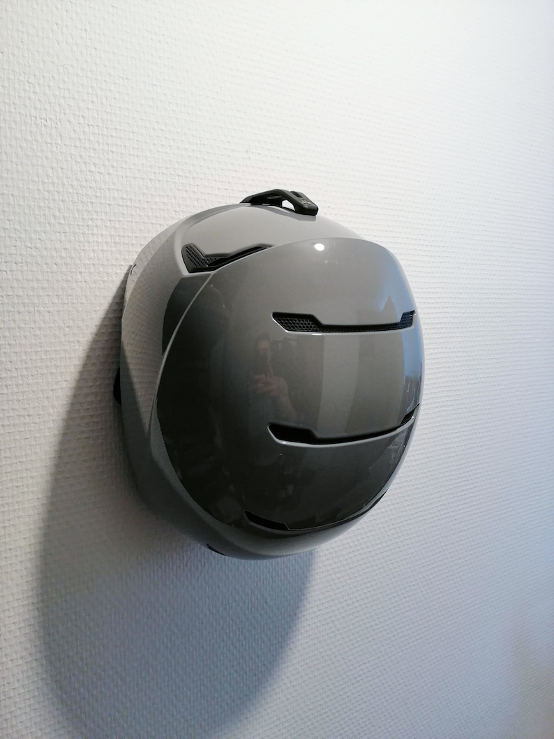 Wall-mounted Helmet Rack for Motorcycle and Bicycle Helmets - Etsy