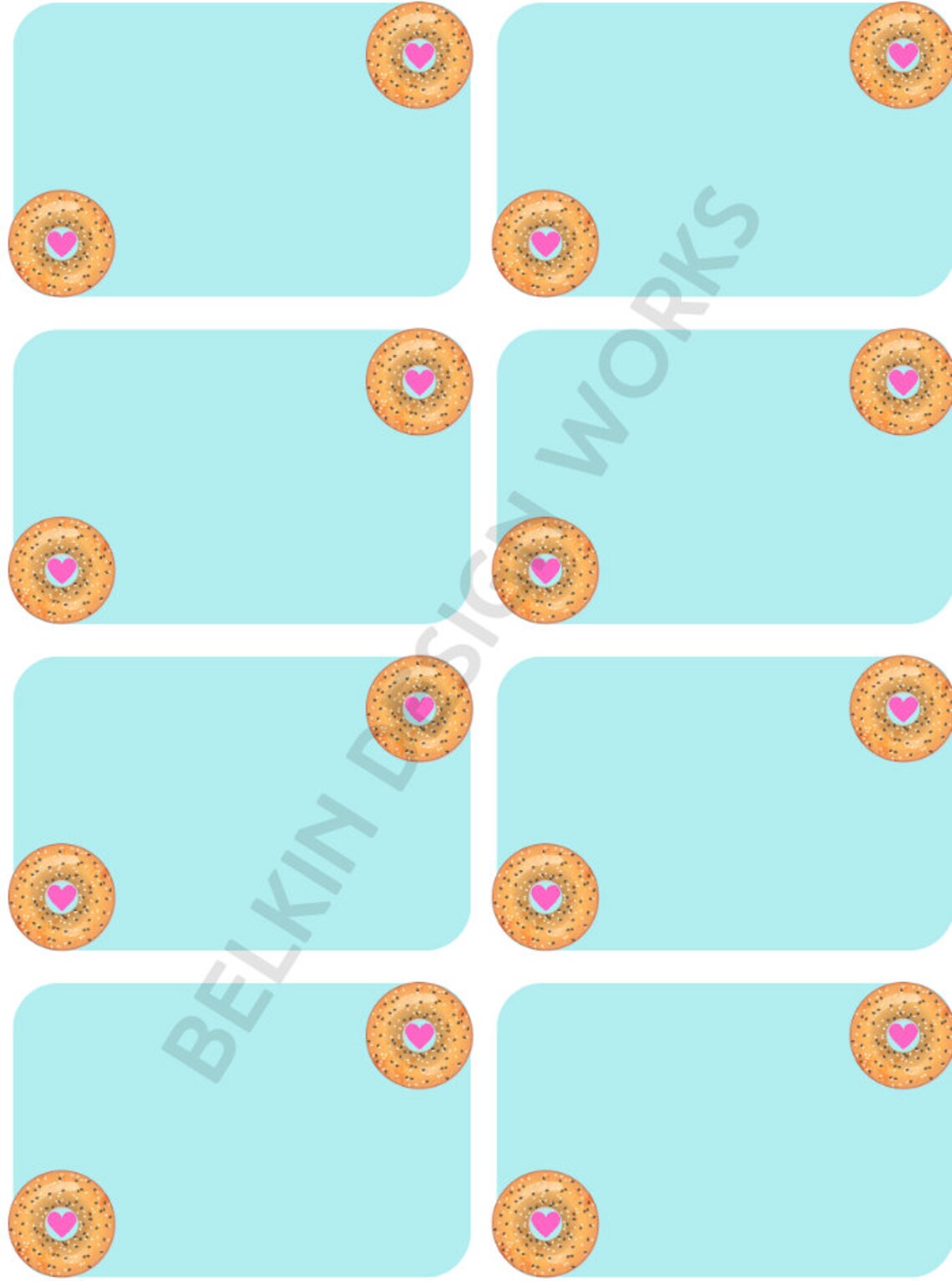 Bagel Bar Printable Flyer Kit | Teacher Appreciation | Staff ...