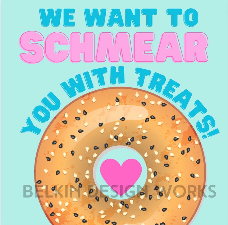 Bagel Bar Printable Flyer Kit | Teacher Appreciation | Staff ...