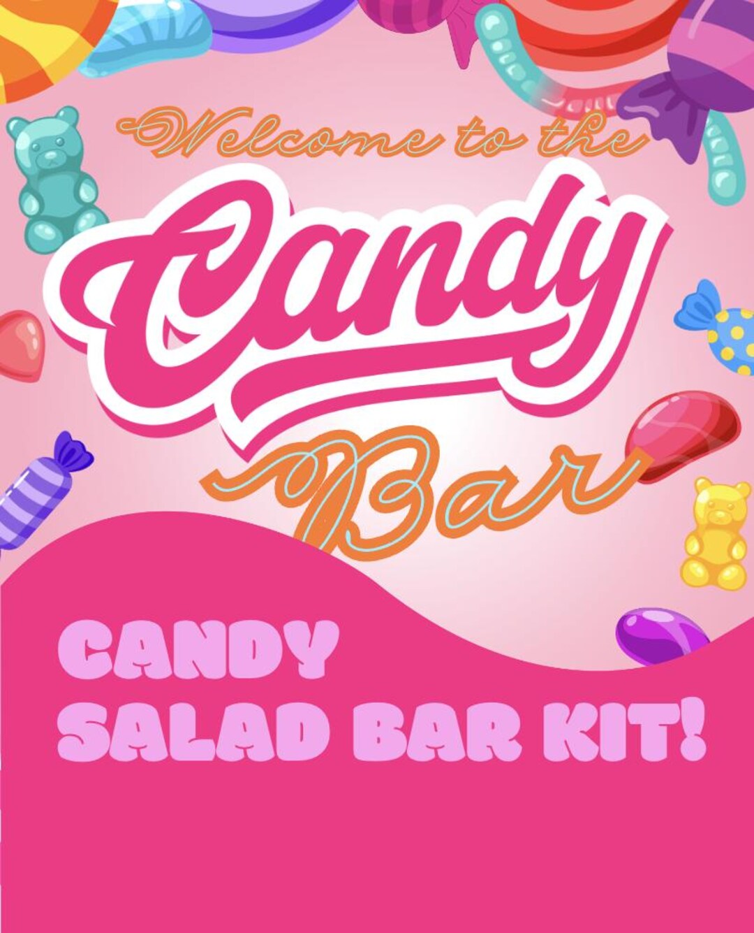 Candy Bar | Candy Core | Staff Appreciation | Print at Home | Teacher ...