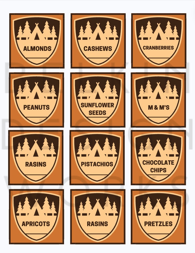 Teacher Appreciation Trail Mix Bar| Print at Home - Etsy