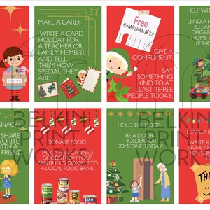 Countdown to Christmas With 24 Acts of Kindness for Kids! | PDF ...