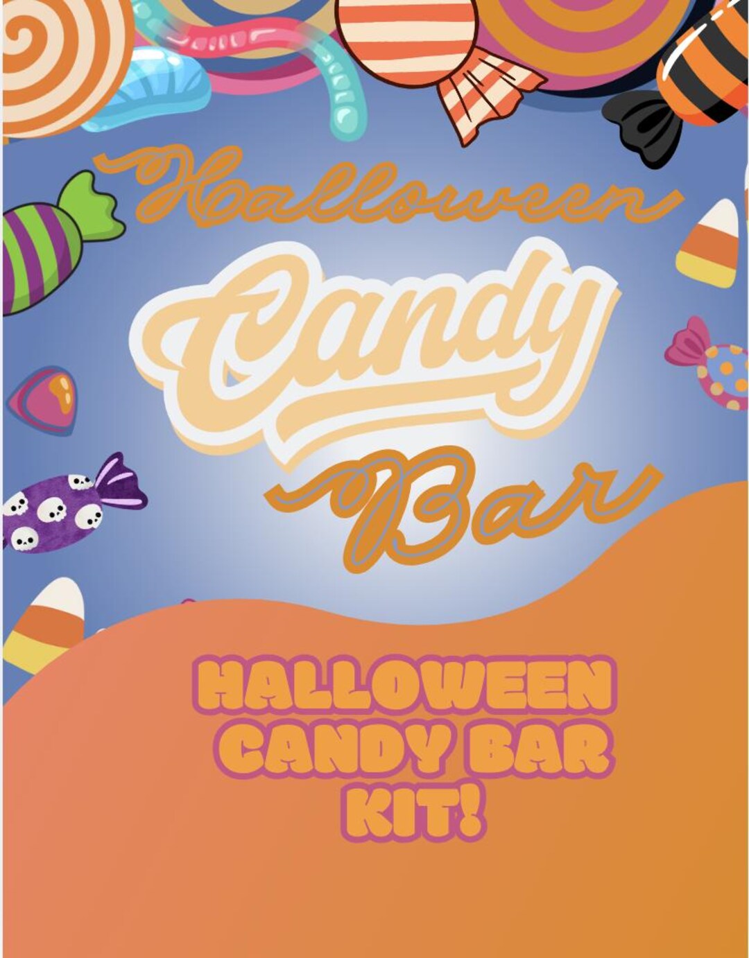 Halloween Candy Bar Flyer Kit | Staff Appreciation | Print at Home ...