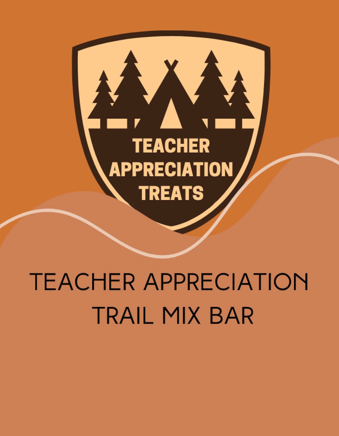 Teacher Appreciation Trail Mix Bar| Print at Home - Etsy