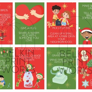 Countdown to Christmas With 24 Acts of Kindness for Kids! | PDF ...