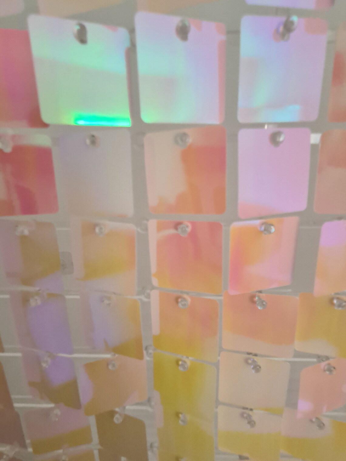 Pink Iridescent Sequin Wall Shimmer Wall 6ft X 6ft, 7ft X 7ft and 8ft X ...