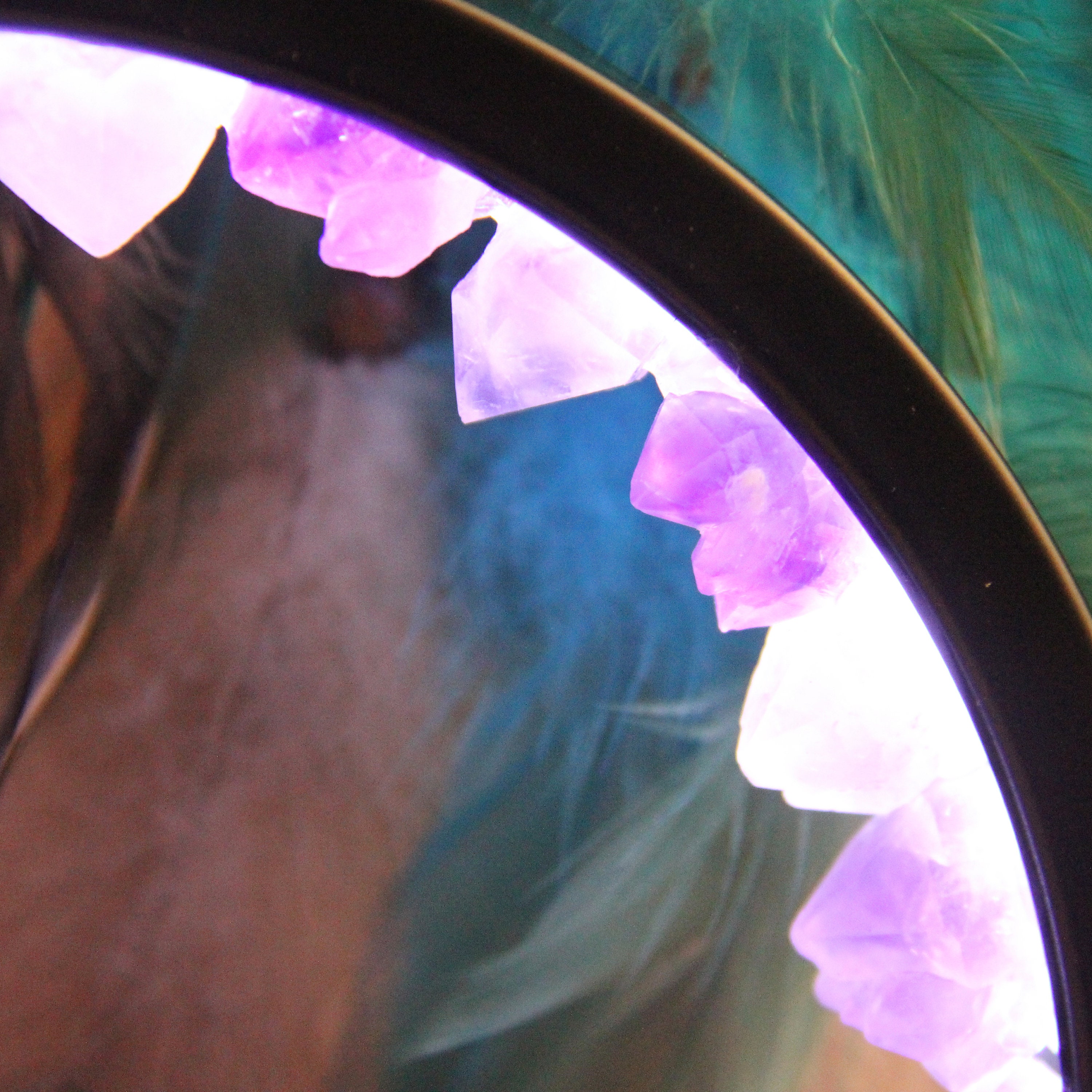 Amethyst Cluster Lamp Lights USB Led,natural Clear Quartz Citrine Raw ...