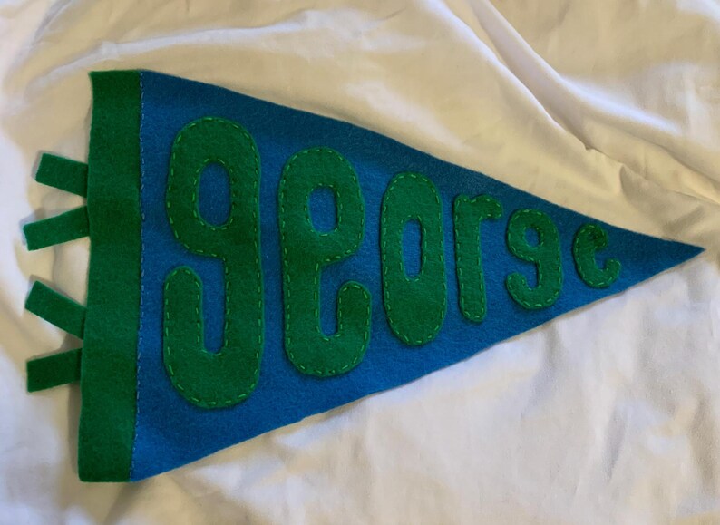 Personalized Name Pennant - Etsy