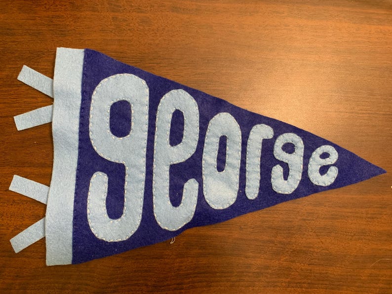 Personalized Name Pennant - Etsy